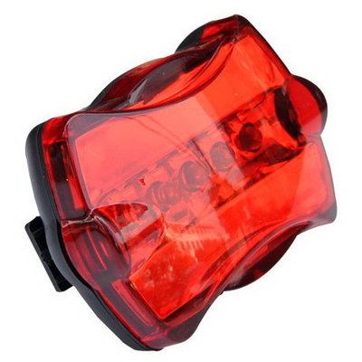 China 5 Super Bright Bike Rear Tail Light , ABS Led Bicycle Flashing Lights  supplier