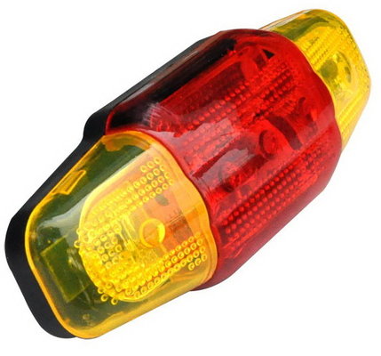 China Red / Yellow LED Bicycle Tail Light For Safety Riding Water Resistant Durable supplier