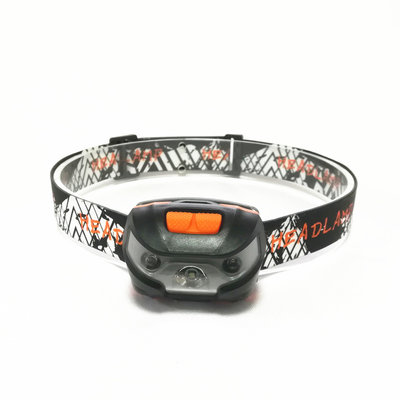 Flash Red Cree LED Headlamp 3 - 4H / 5 - 6H Working Time With Nylon Headband supplier
