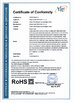 China Ningbo Aude Electronics Co.,Ltd certification
