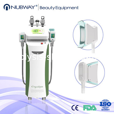 Cryolipolysis cool sculpting machine with RF Cavitation handles for body shaping