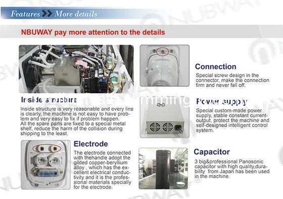 400,000 shots guarantee IPL hair removal machine with 3 hand piece, Germany xenon lamp