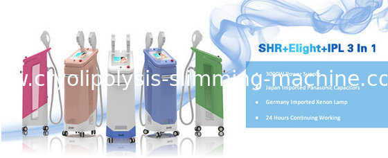 CE approval high quality factory price multifunctional two handles shr shir removal machine