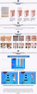 2019 new design big spot size 12*20mm 600W 808nm laser hair removal machine