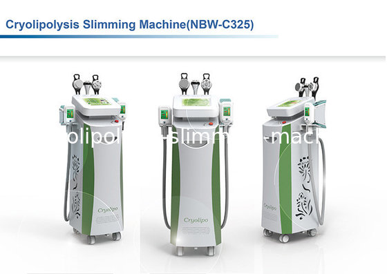 Fat Freezing Cryolipolysis Slimming Machine With Two Handles work together and RF cavitation handles