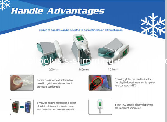 Cryolipolysis RF cavitation 3 in 1 Multifunctional Cryolipolysis Slimming Machine Vertical With 5 Handles