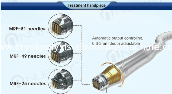 Newest NUBWAY high quality two handles SRF and SRF professional Fractional RF microneedle device