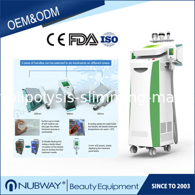 NUBWAY OEM 3 years warranty best result reduce 3-8cm Cryolipolysis Slimming Device