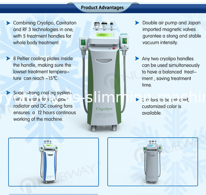 NUBWAY OEM 3 years warranty best result reduce 3-8cm Cryolipolysis Slimming Device