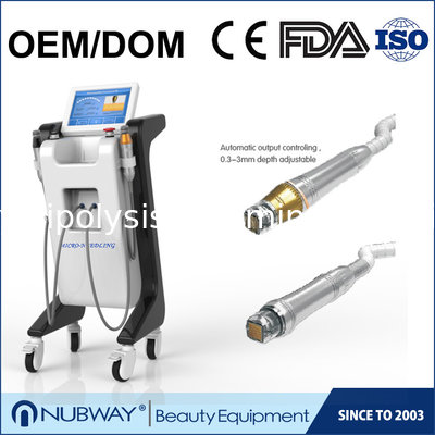 Newest NUBWAY high quality two handles SRF and SRF professional Fractional RF microneedle device
