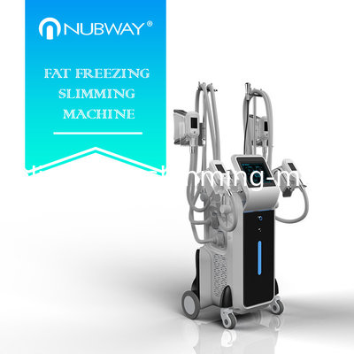 Newest Nubway 4 Cryo heads Cool Tech best result most professional body slimming machine