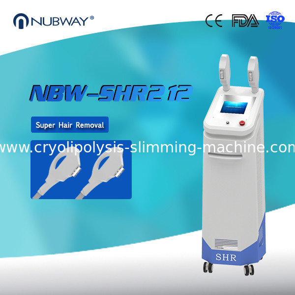 CE approval high quality factory price multifunctional two handles shr shir removal machine