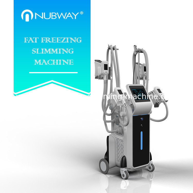 Nubway best seller multi-function factory price  -15 celsius 4 heads cryolipolysis slimming machine with CE approved