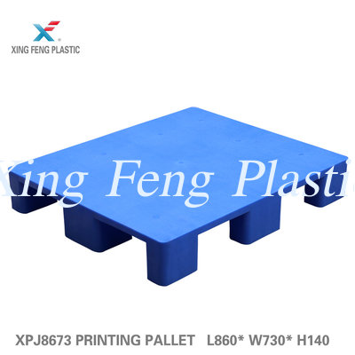 Light duty durable flat top design Injection molding nine-foot plastic pallet use for printing machine HEIDELBERG/MANROL