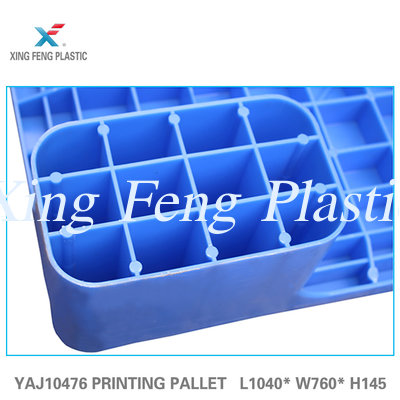 XPJ1008-140 High Quality Single Faced Flat Type Nine Feet Plastic Pallet for sale 1000* 800* 140mm