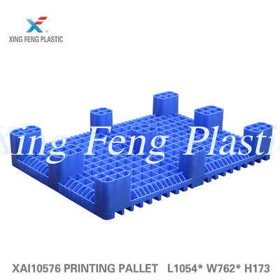 Non stop plastic pallet for printing industry with printing machine HEIDELBERG CD 102 converting pallets for printing