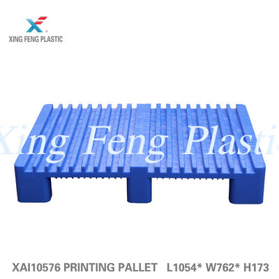 Non stop plastic pallet for printing industry with printing machine HEIDELBERG CD 102 converting pallets for printing