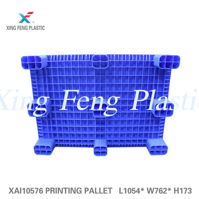 Non stop plastic pallet for printing industry with printing machine HEIDELBERG CD 102 converting pallets for printing