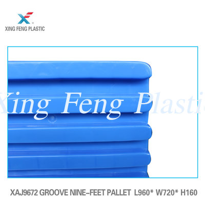 New patent design special used for Manroland printing machine plastic pallet 960*720*160mm