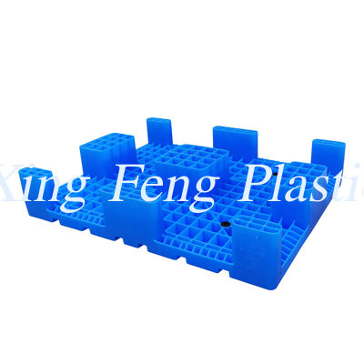 blue slotted top plastic automatic press pallet pallet solutions for printing manual feed pallets auto feed pallet