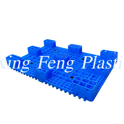 Durable blue slotted top plastic press pallet and Automatic feeder pallets and Manual feeder pallets for non-stop feeder