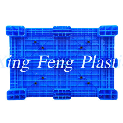 Durable blue slotted top plastic press pallet and Automatic feeder pallets and Manual feeder pallets for non-stop feeder