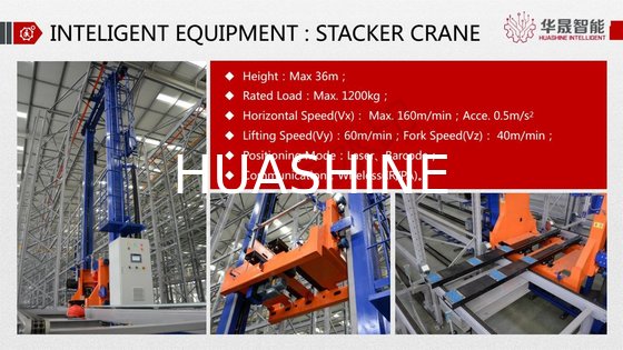 STACKER CRANE  USING AT SMART FACTORY