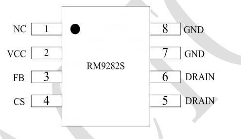 LED driver IC Non-isolate driver IC for LED-RM9282S