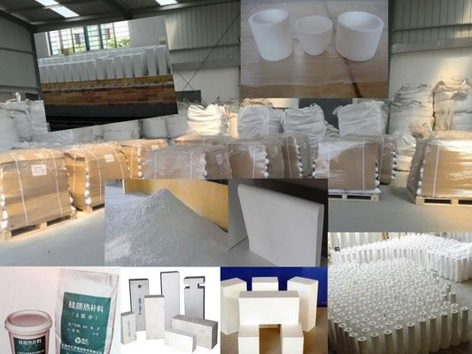 Nano white high purity fused silica for surface coating glass refractory wholesale price