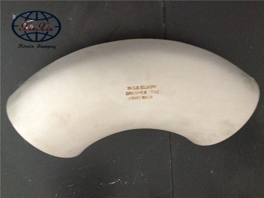 Equal Titanium Fittings 90 Degree Pipe Elbow With 100% X-Ray Inspection