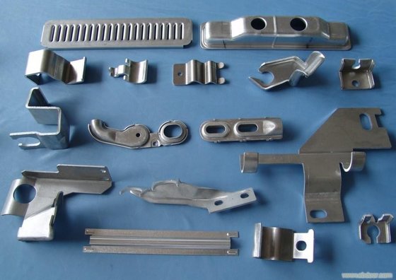 Carbon Steel / Copper Sheet Metal Stamping Hardware Triangle Bracket