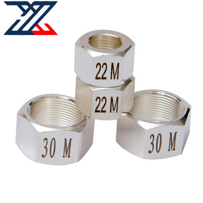 4 Axis CNC Machining Services Hexagon Nuts Assembly 62mm*62mm