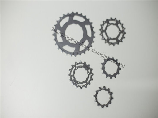 Nickel Plating Metal Stamping Services , 11T / 32T MTB Mountain Bike Cassette Sprocket