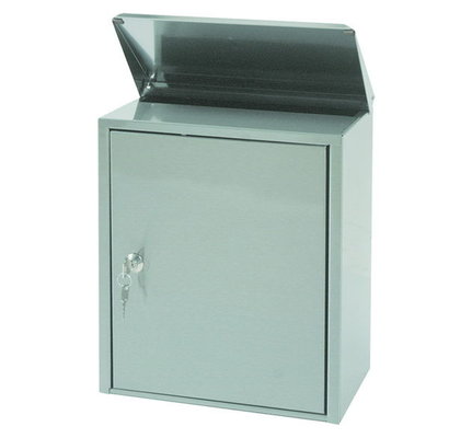 Modern Stamping / Spot Welding Stainless Steel Mailbox Wall Mounted Post Boxes