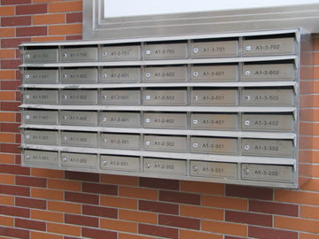 Outdoor Aluminum / 304 Stainless Steel Mail Boxes Metal Stamped Parts