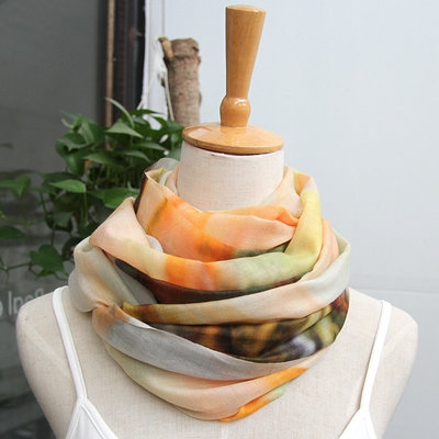 Eco Friendly Colorful Soft Scarves Wraps Shawls For Autumn / Winter