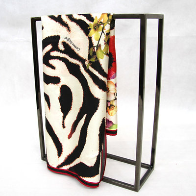 Multifunctional Custom Made Neck Mulberry Silk Bandana Scarf For Girls