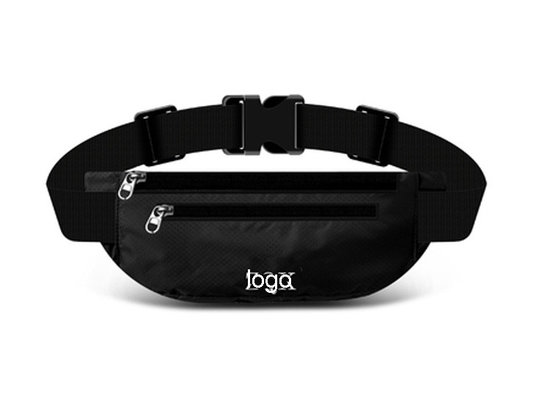 China Multi-functional outdoor two zipper pockets travel belt mobile phone waist bag supplier