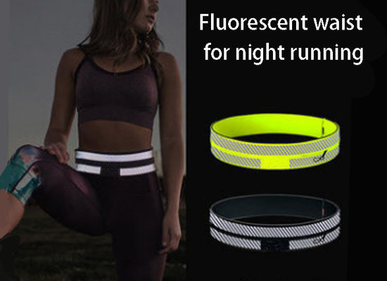 China Fanny pack female portable sports small bag male outdoor belt night running equipment reflective waist supplier