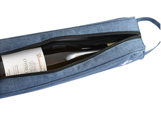 Single wine bottle ice insulated cooler bag supplier