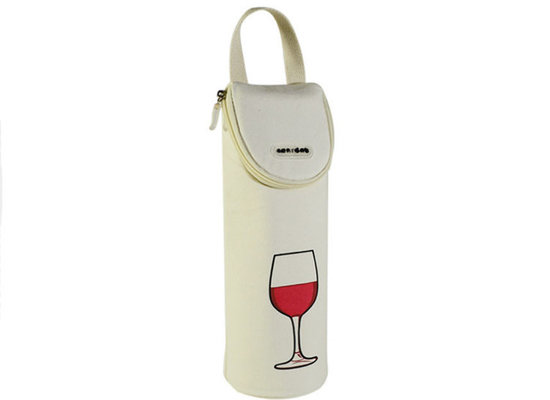 Dongguan factory wholesale single wine bottle ice insulated cooler bag with handle supplier