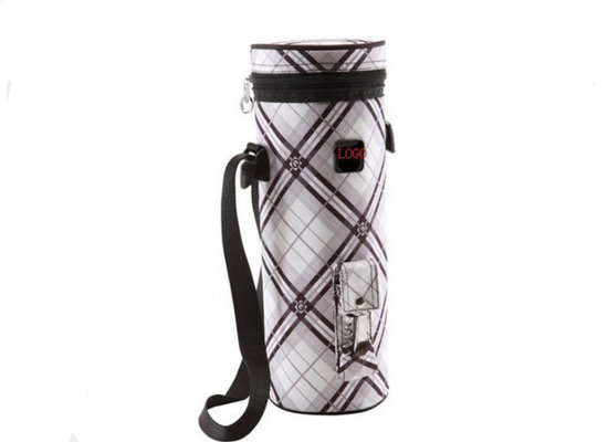 Round ice insulated cooler bag single wine bottle bags supplier