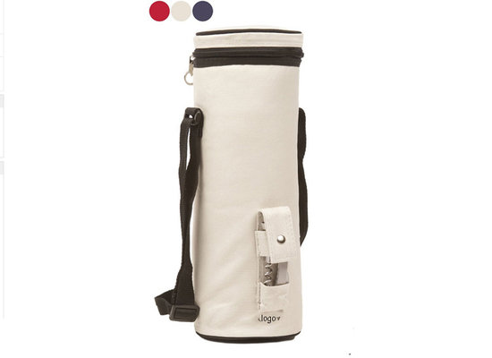 Round ice insulated cooler bag single wine bottle bags supplier