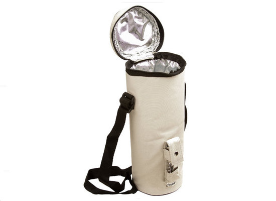 Round ice insulated cooler bag single wine bottle bags supplier