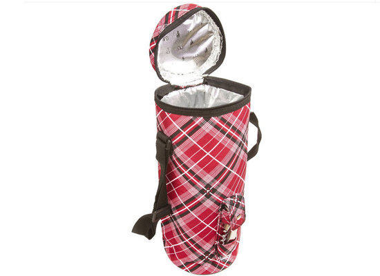 Round ice insulated cooler bag single wine bottle bags supplier