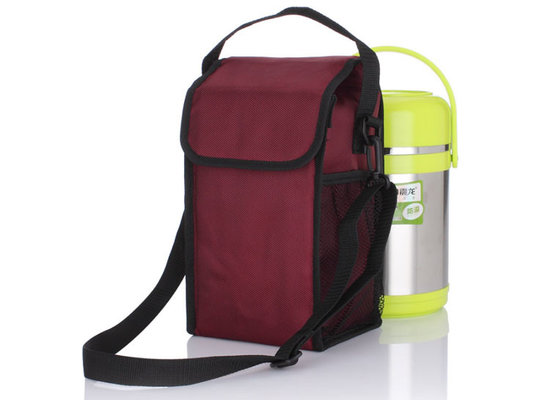Square Insulated reusable custom cooler bag aluminium foil lunch bags supplier
