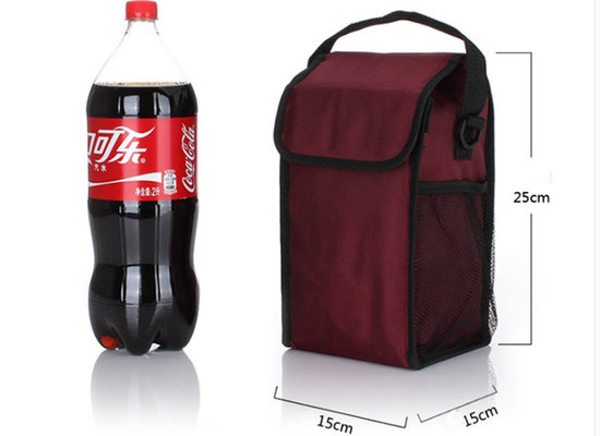 Square Insulated reusable custom cooler bag aluminium foil lunch bags supplier