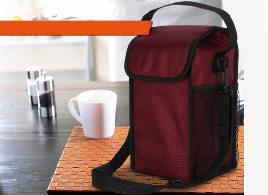 Square Insulated reusable custom cooler bag aluminium foil lunch bags supplier