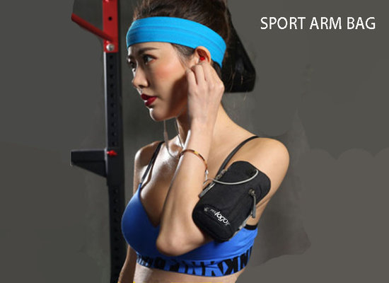 Different Size Outdoor Running waterproof Arm Bag Running Mobile Phone Sports Arm Bags supplier
