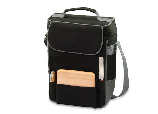 Ice insulated cooler box wine bottle box for two wines supplier